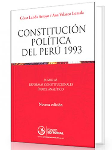 CONSTITUCIÓN POLÍTICA DEL PERÚ 1993 | Librería Juridica Legales ...
